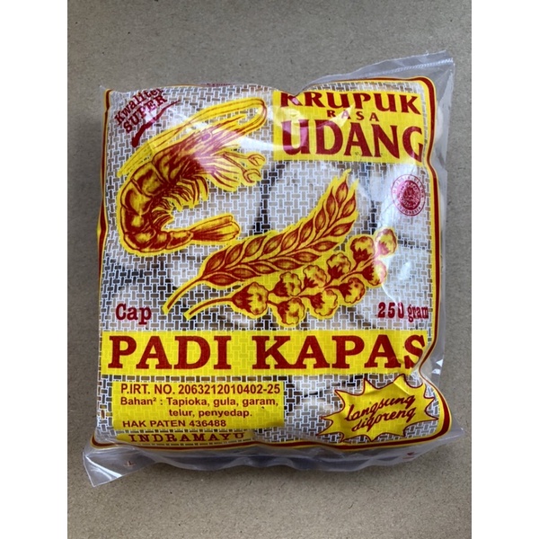 Jual Krupuk Udang Cap Padi Kapas khas Indramayu Per kilo | Shopee Indonesia