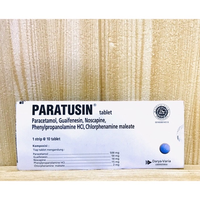 Jual PARATUSIN Sirup | PARATUSIN Tablet | Mengatasi Gejala Flu dan ...