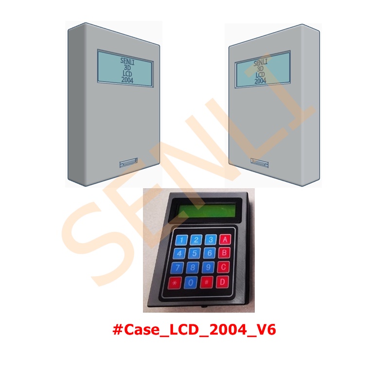 Jual Case Casing Cover Frame LCD Arduino 20x4 20x04 2004 Keypad Matrix ...