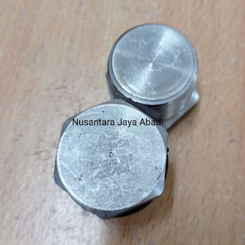 Jual Plug DOP Drat Luar NPT Besi A105 3000 Psi 1 " inchi DN 25 | Shopee ...