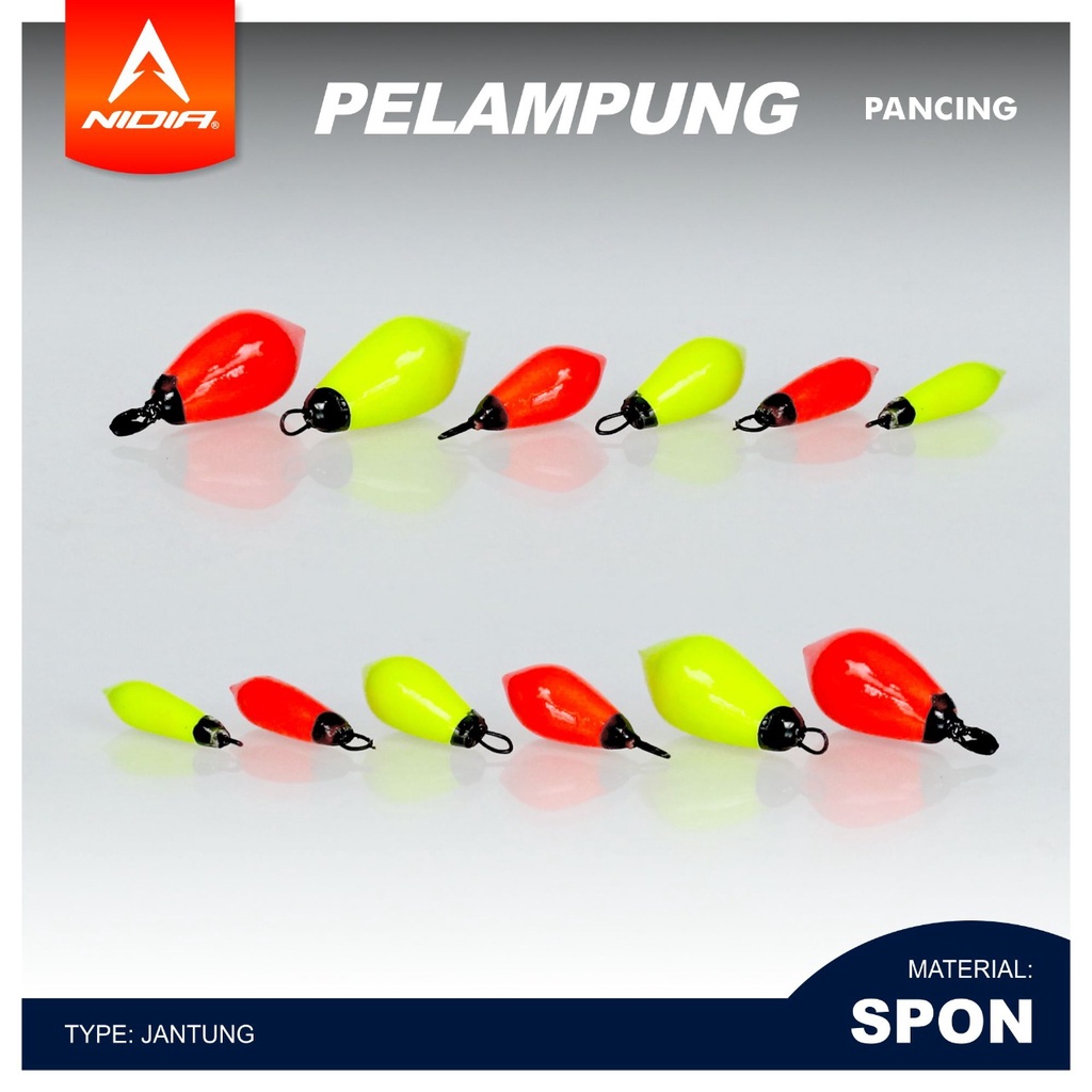 Jual Pelampung Mancing Spon Jantung 10 Pcs | Shopee Indonesia