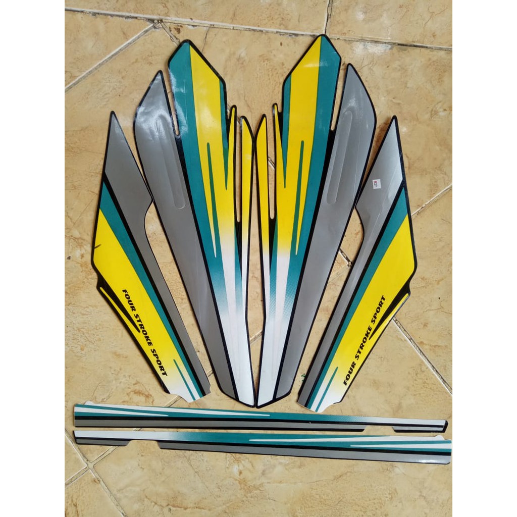 Jual stiker striping honda gl pro 94 hitam | Shopee Indonesia
