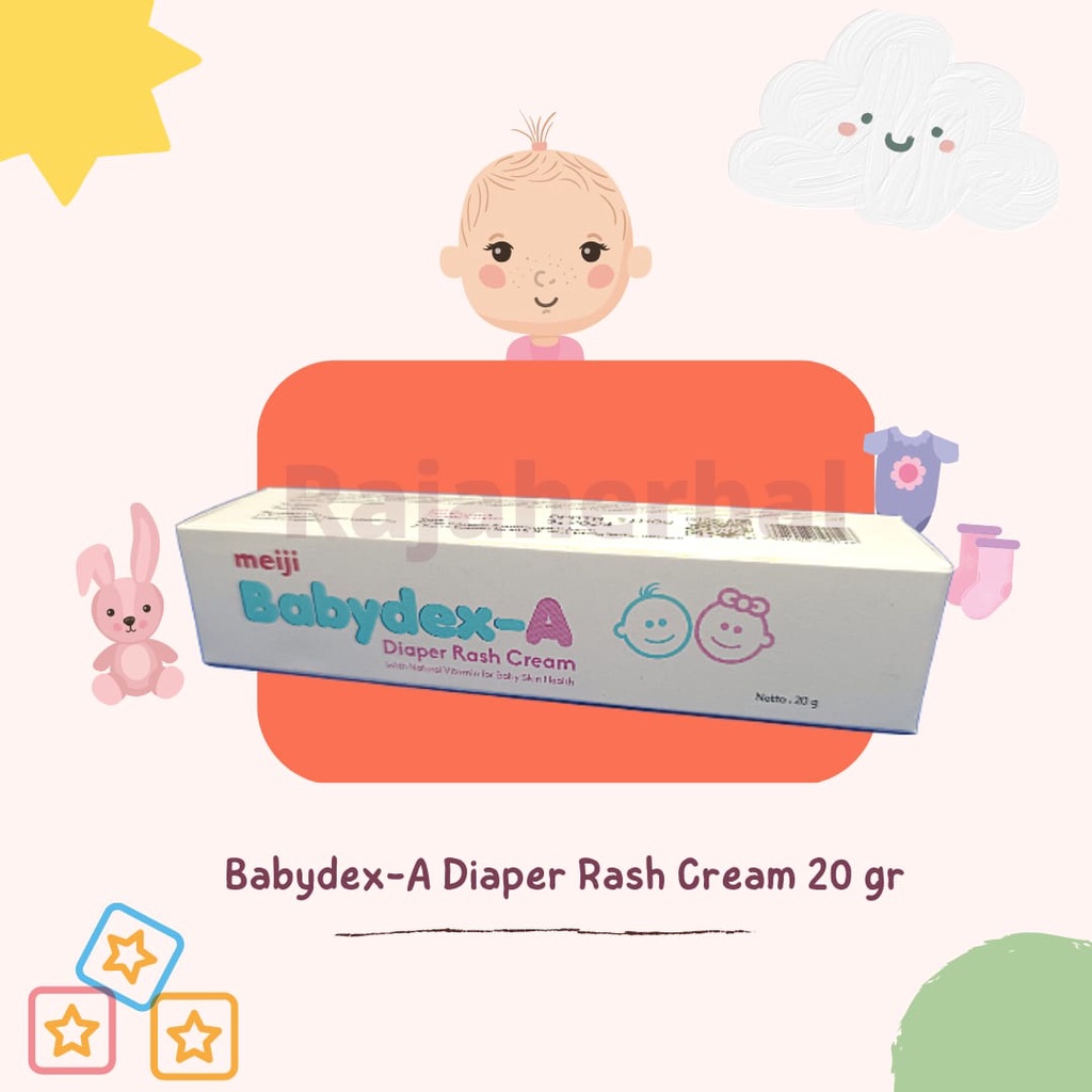 Jual Babydex-A Diaper Rash Cream 20 GR / Krim Ruam Popok Bayi | Shopee Indonesia