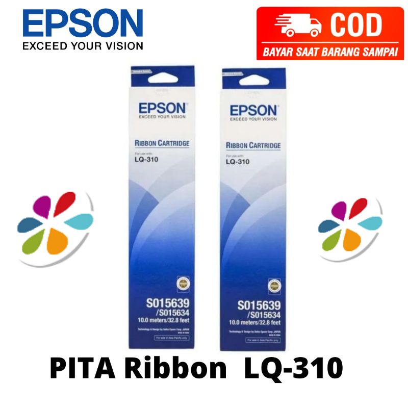 Jual Pita Ribbon Epson LQ-310 Cartridge LQ-310 komplit rumah & pita nya ...