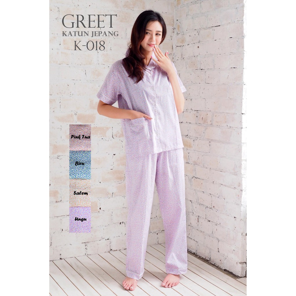 Jual GREET NIGHT WEAR - Baju Tidur Model : K-018 / PPK | Shopee Indonesia