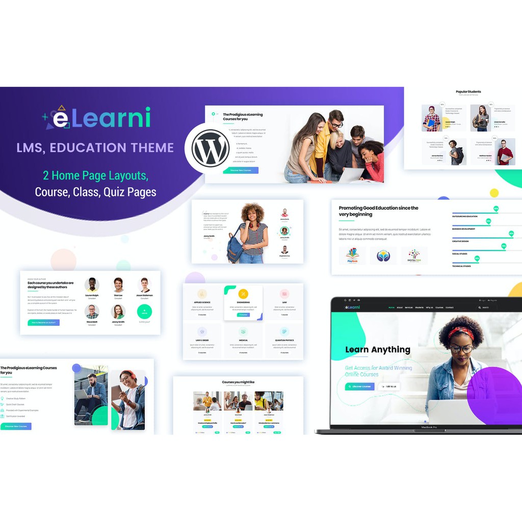 Jual eLearni | LMS, Education WordPress Theme, Online Education, Training Learning Management ...