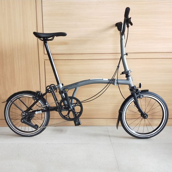 Jual Brompton P Line Titanium Urban Mid Rise Storm Grey Metallic ...
