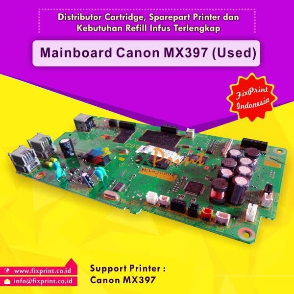 Jual Mainboard Board Printer Canon MX397 MX398- Motherboard MX 397 398 ...