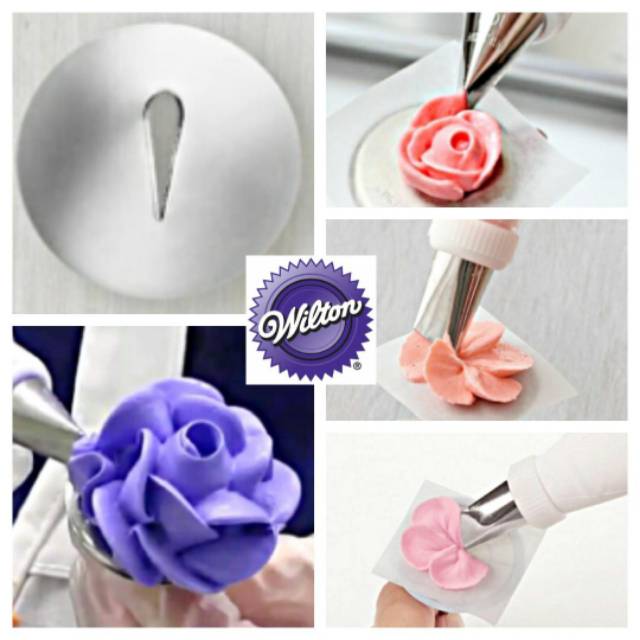Jual Spuit wilton ori no 101 spuit mawar dekorasi kue buttercream rose ...