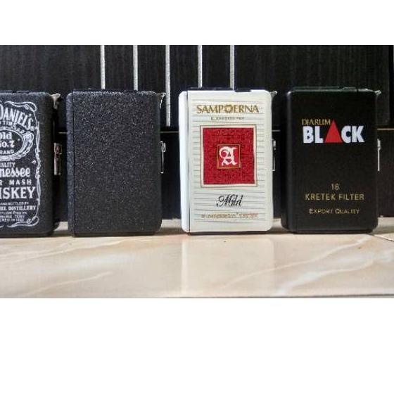 Jual NEW PRODUCT !!! 9.9 Kotak Rokok Plus Korek Api Motif /Korek Api ...