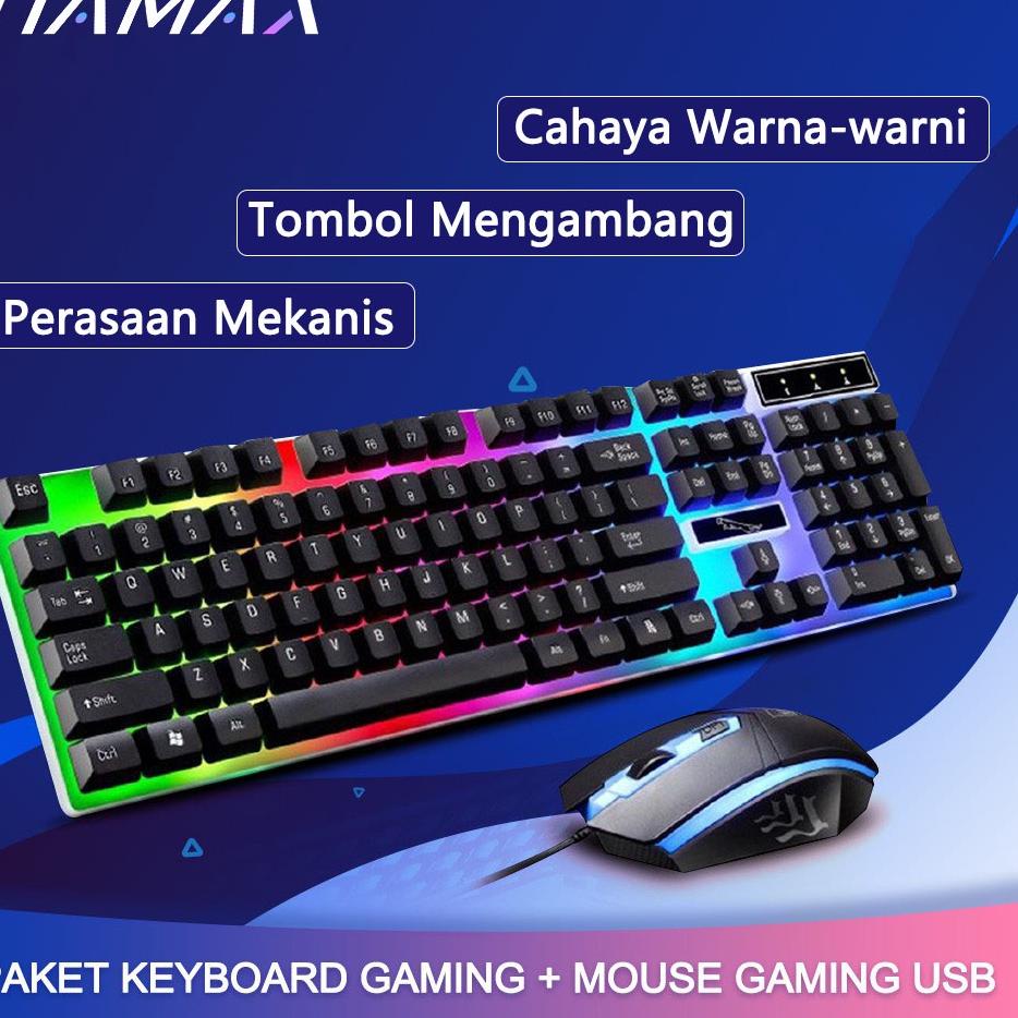 Jual CODE0g0Fu--Tiamax Keyboard Gaming Keyboard Mechanical G21B Paket ...