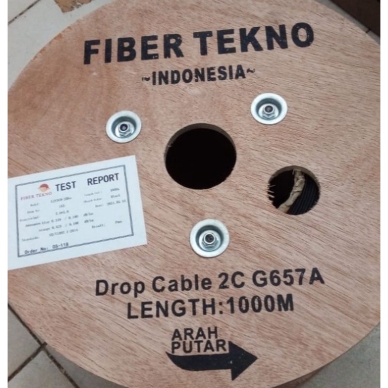 Jual kabel 2 core 3 seling fiber tekno | Shopee Indonesia