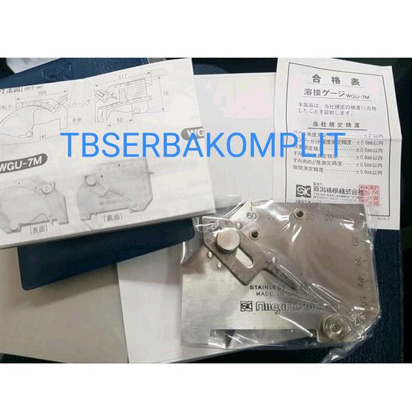Jual Welding Gauge WGU-7M Niigata Seiki SK JAPAN Asli 100% ORIGINAL Made In Japan Alat Ukur Las ...