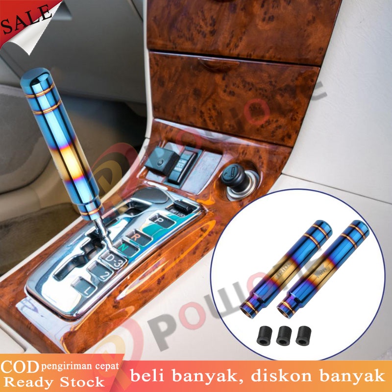 Jual Bride/NOS Car Gear Shift Knob Burnt Blue Aluminum Shifter Lever ...