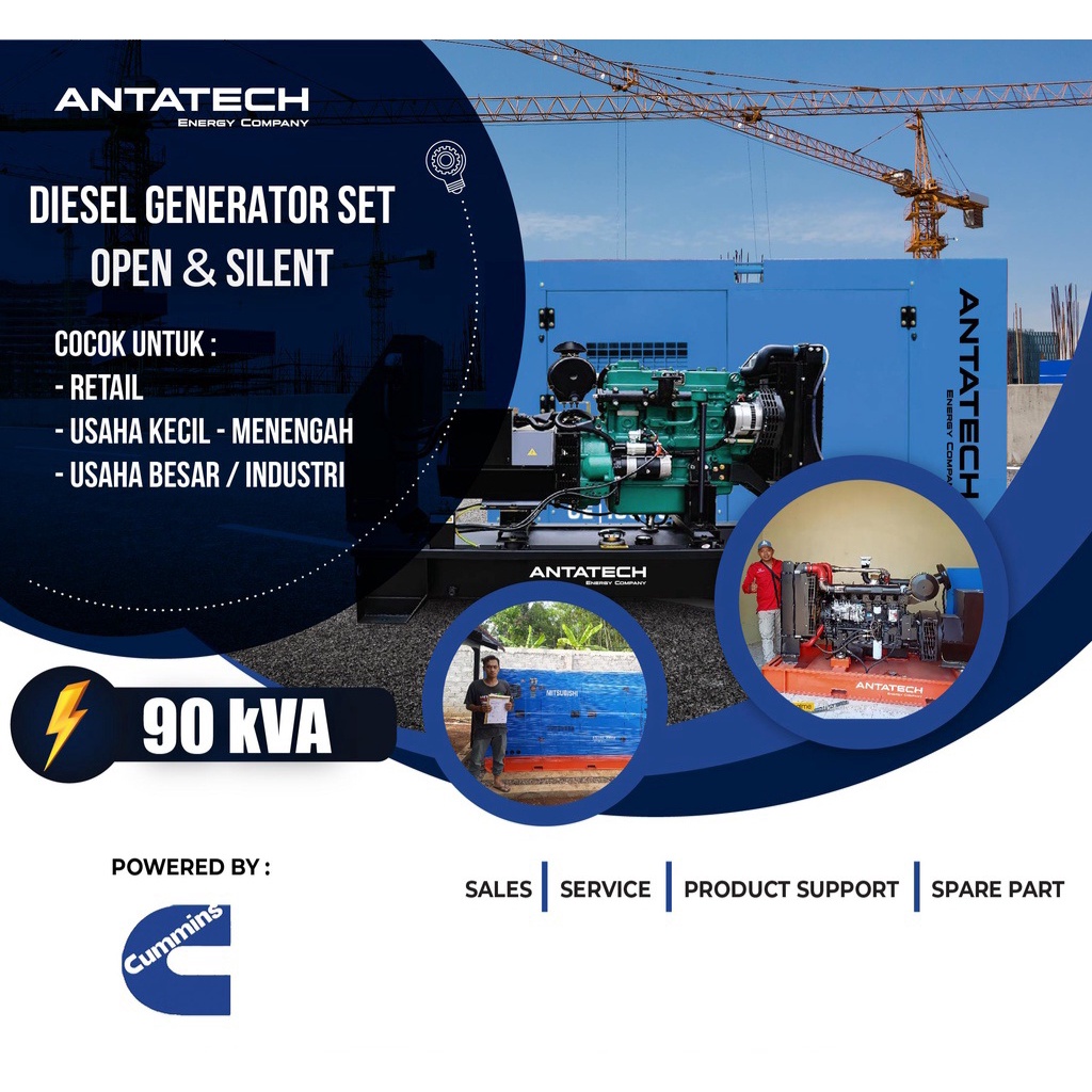 Jual Genset 90KVa Cummins Silent / Open | Shopee Indonesia