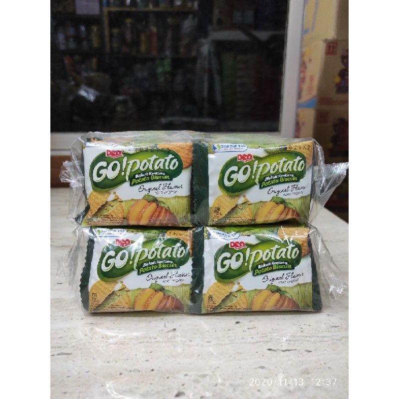 Jual Biskuit kentang Go Potato 1 pack isi 20pcs | Shopee Indonesia