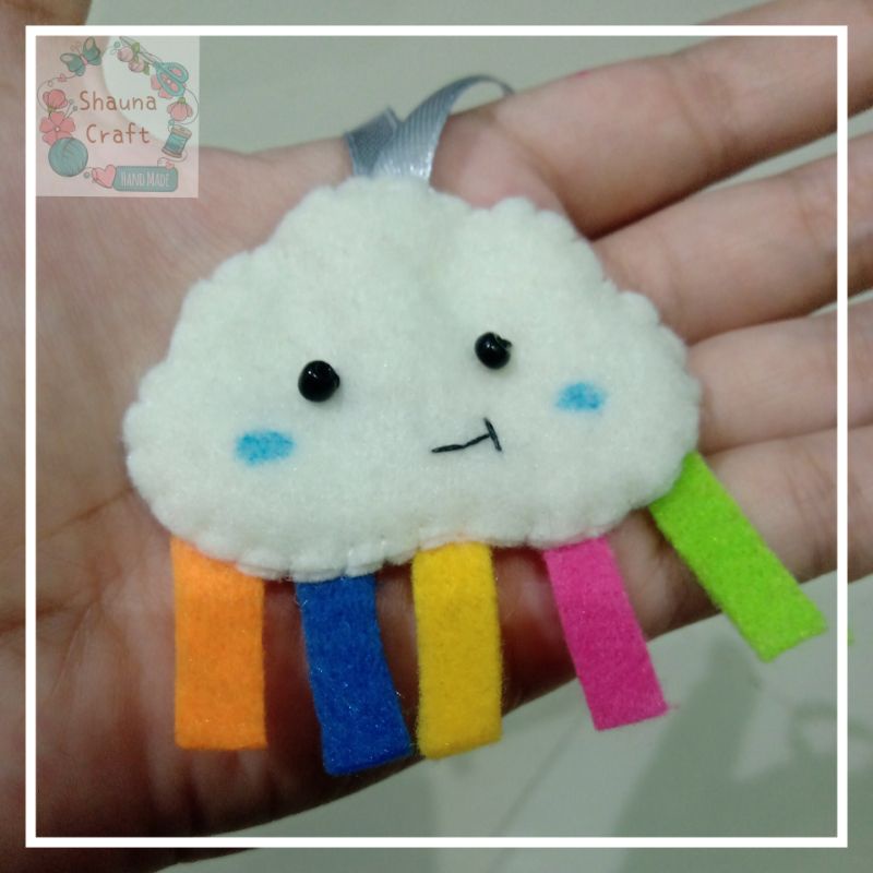 Jual SOUVENIR Ganci Awan Flanel | Shopee Indonesia