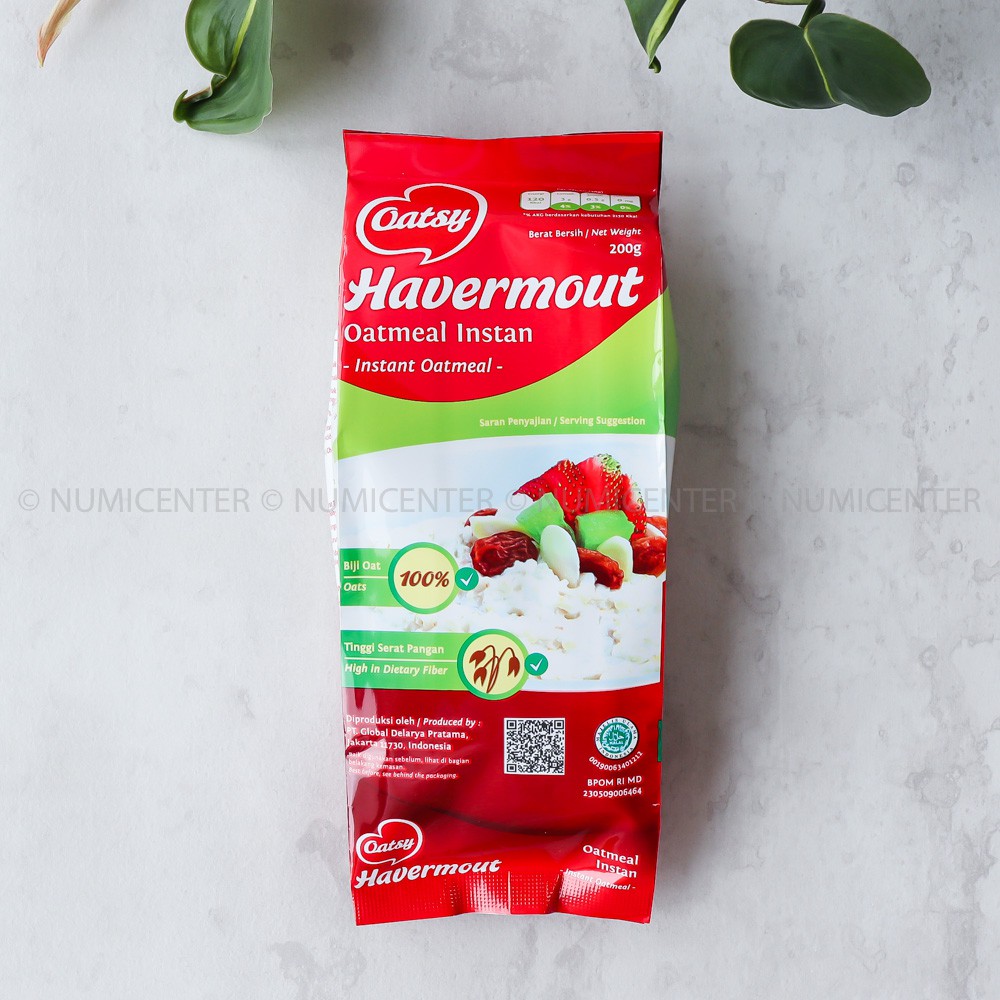 Jual 200G OATMEAL INSTANT OATS HAVERMOUT - OATSY | Shopee Indonesia