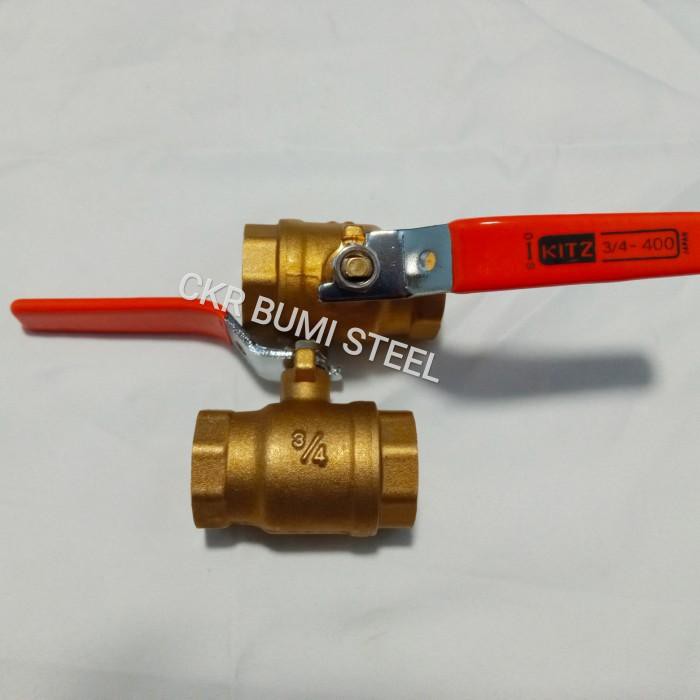 Jual Keran | Ball Valve Kitz 3/4" Inch / Stop Kran Kitz 3/4" Inch Promo ...