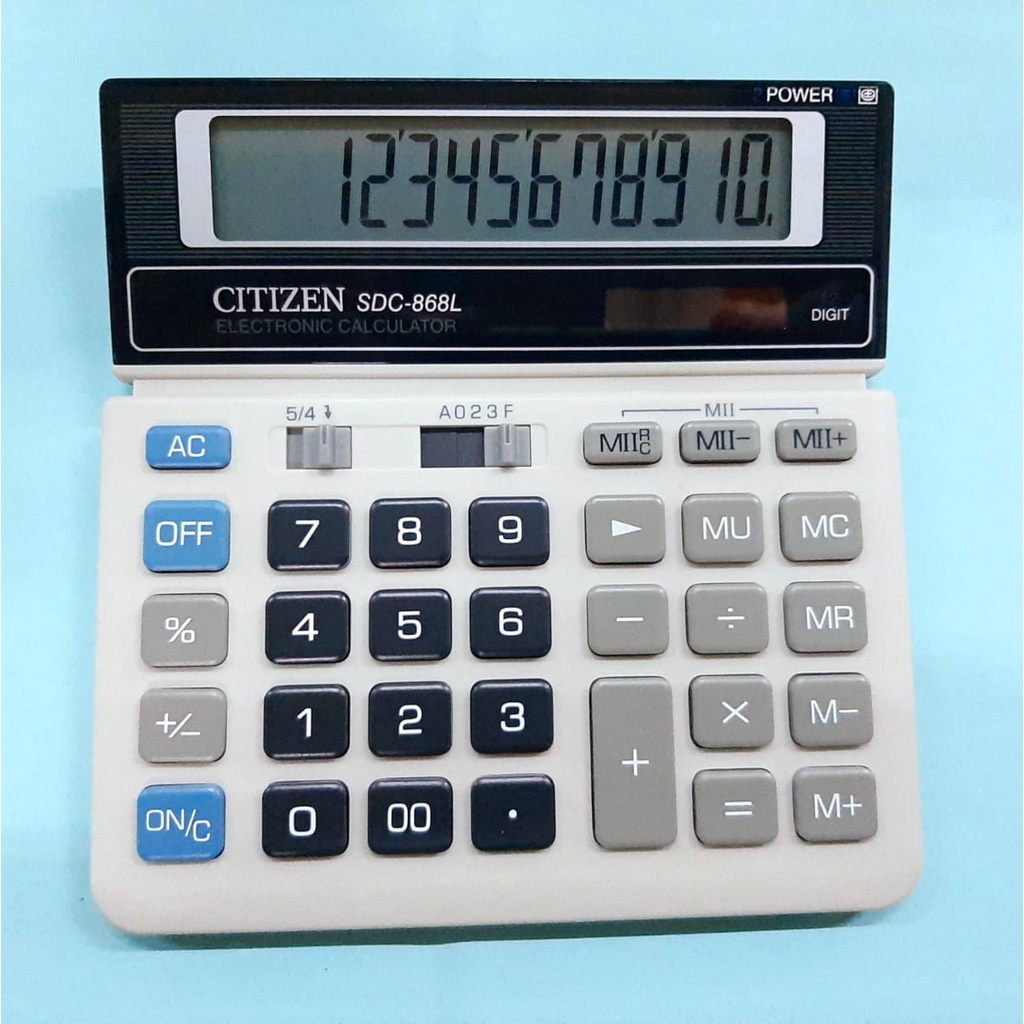 Jual Kalkulator Citizen SDC 868 L / Calculator 12 digit Original ...