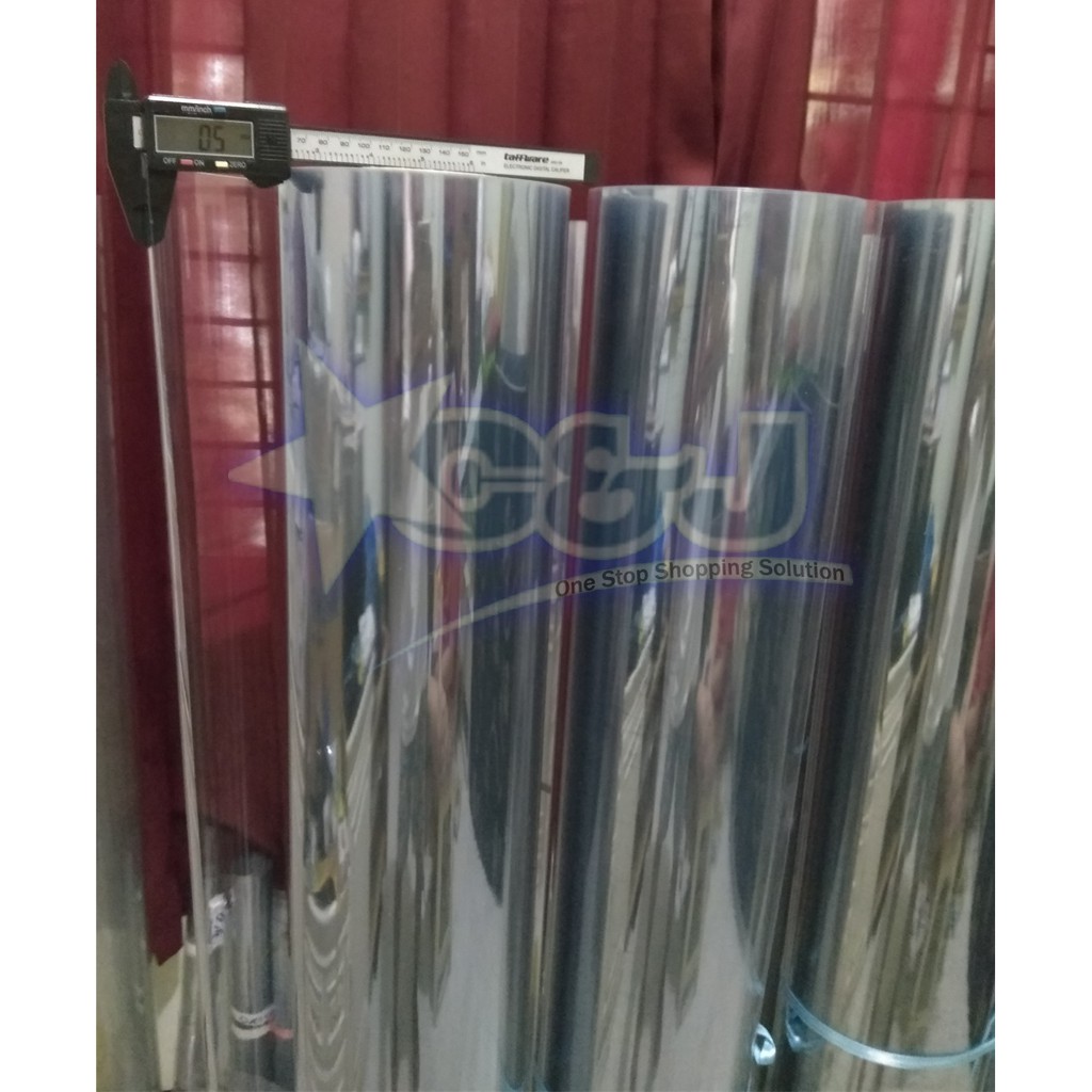 Jual Mika Kaca Kaku Rigid Tebal 0,5mm Lebar 140cm Bening Transparant ...