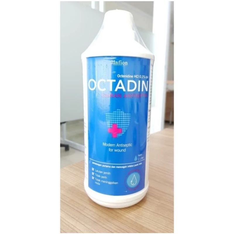 Jual Octadin 1 Liter Octenidine HCL 0.1 % Antiseptik Luka Tidak Perih ...