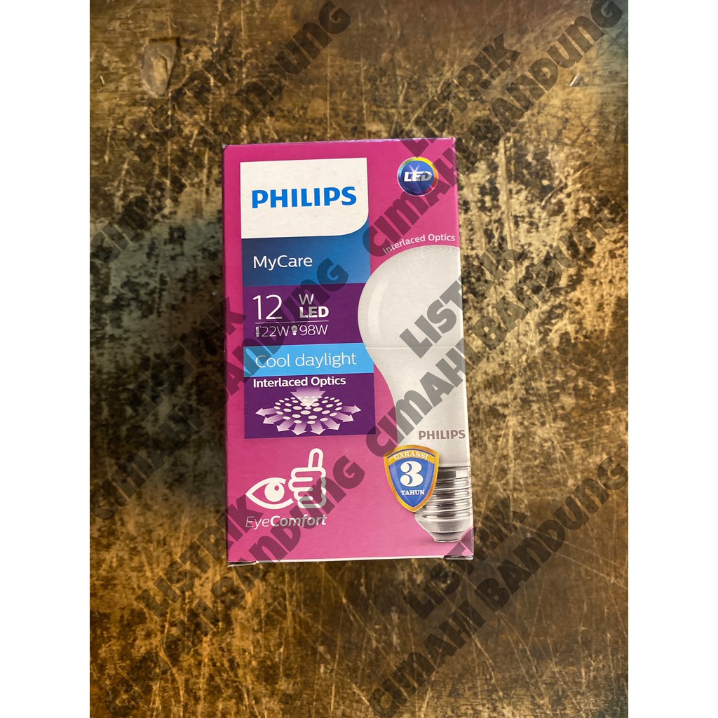 Jual Philips MYCARE LED Bulb 12W E27 6500K Cool Daylight - Putih 230V | Shopee Indonesia