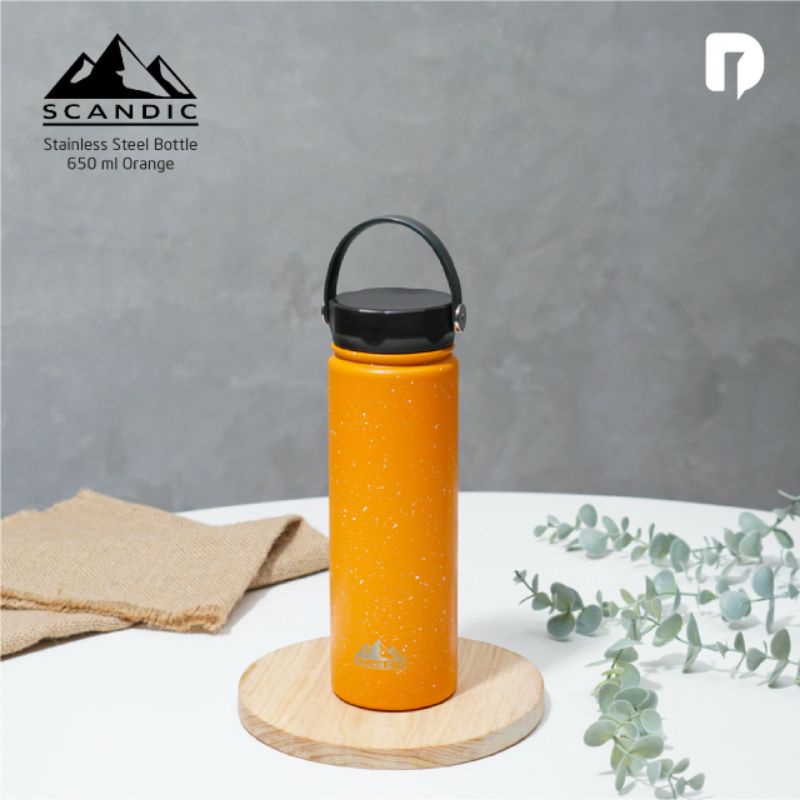 Jual Scandic Stainless Steel Bottle 650 ml (Pink, Blue, Orange ...