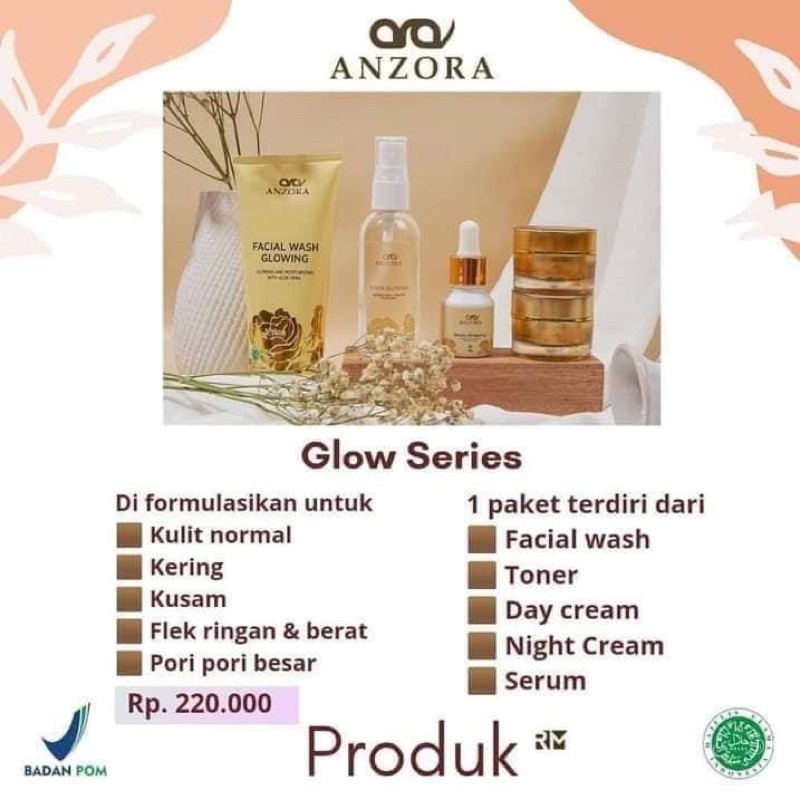 Jual ANZORA SKINCARE (Glow Series) | Shopee Indonesia