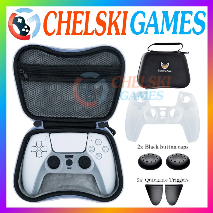 Jual Lucky Fox 6in1 PS5 Controller Bag Dualsense / Carrying Case Dual ...