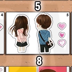 Jual Sticker Couple Stiker Casing Case Pasangan Pacaran Cinta Romantis ...