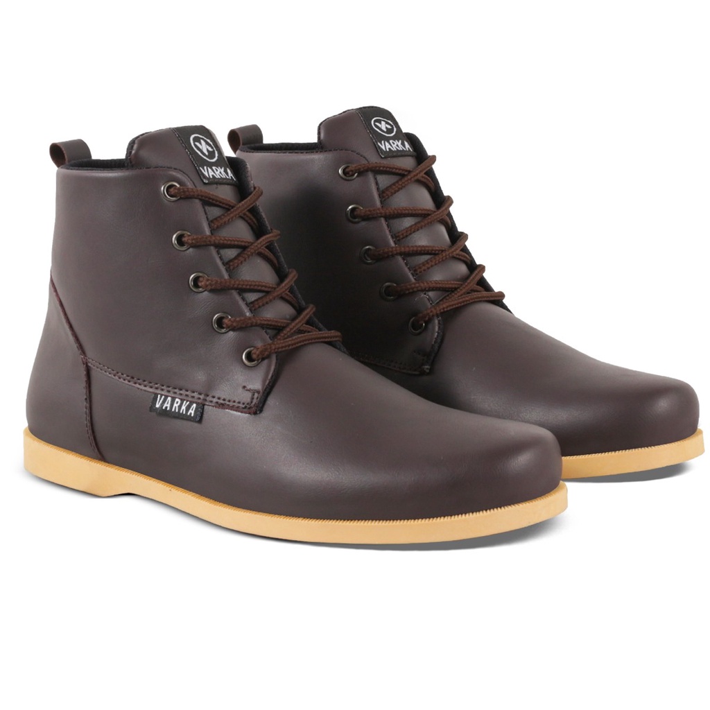 Jual Sepatu Boots Pria V 6761 Model Terbaru Brand Varka Sepatu Kets ...