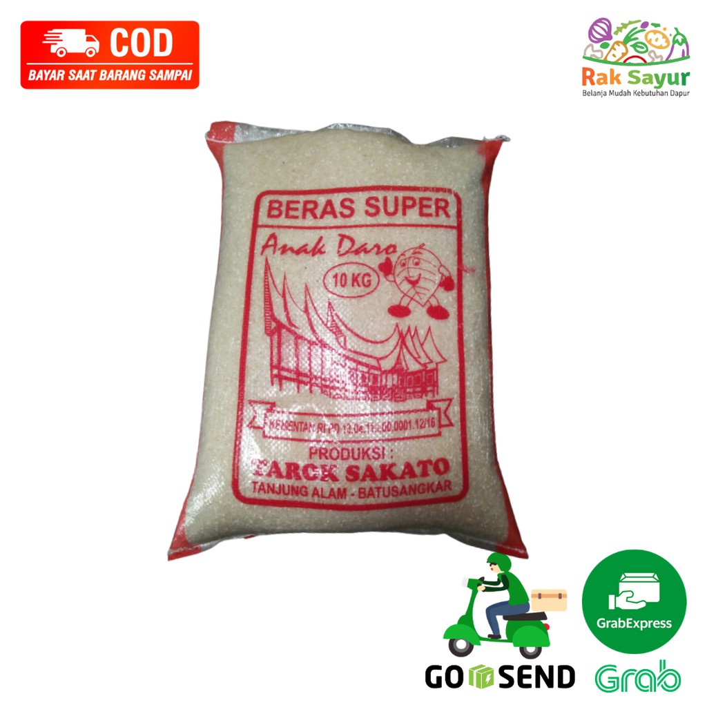 Jual Beras Padang Anak Daro 1kg Super Premium Asli Batusangkar | Shopee ...