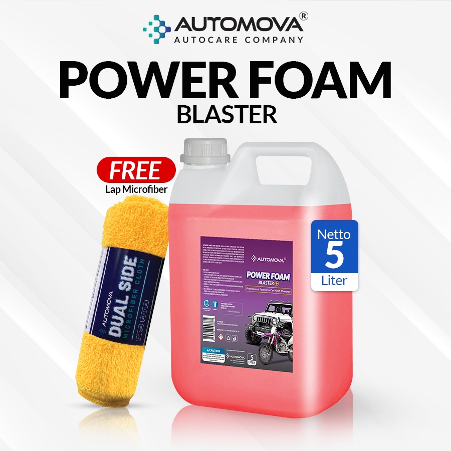 Jual TOUCHLESS SHAMPOO (TANPA SENTUH) AUTOMOVA POWER FOAM BLASTER (5 ...