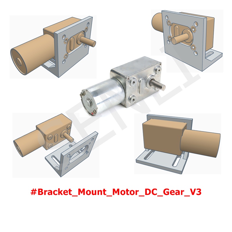 Jual Bracket Mount Motor DC Gear V3 | Shopee Indonesia