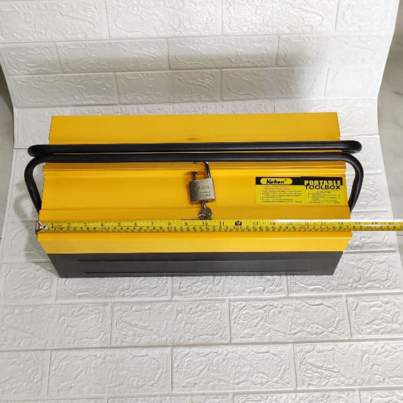 Jual Kotak Alat Tool Box Besi Portable KOKON 2 Tingkat | Shopee Indonesia