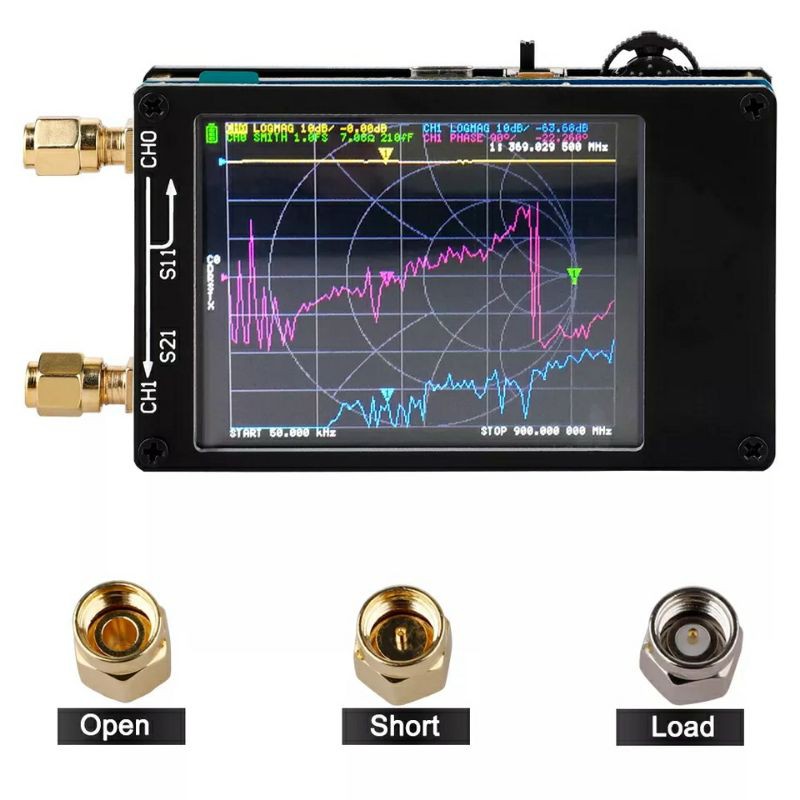 Jual NanoVNA Analyzer HF VHF UHF Nano VNA Mini Vector Network Digital ...