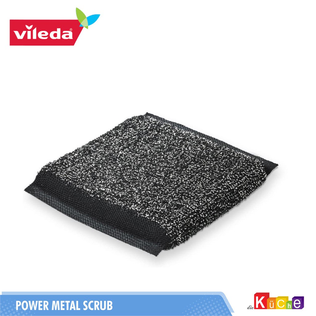 Jual Vileda Power Metal Scrub / Sabut Spons Metal Cuci Piring | Shopee ...
