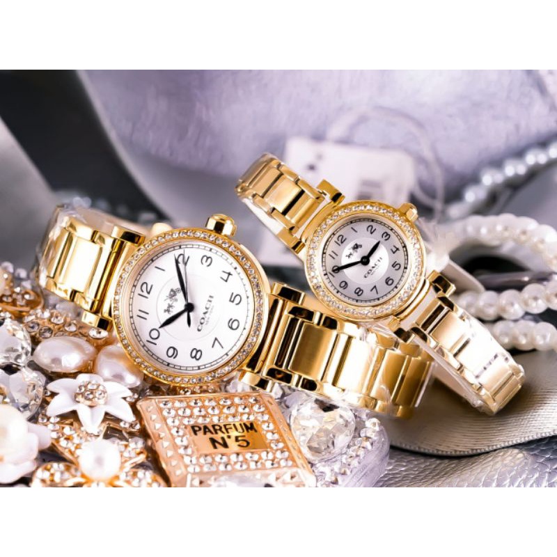 Jual Jam Tangan Wanita Merk Coach Original Stainless Free Box Original ...