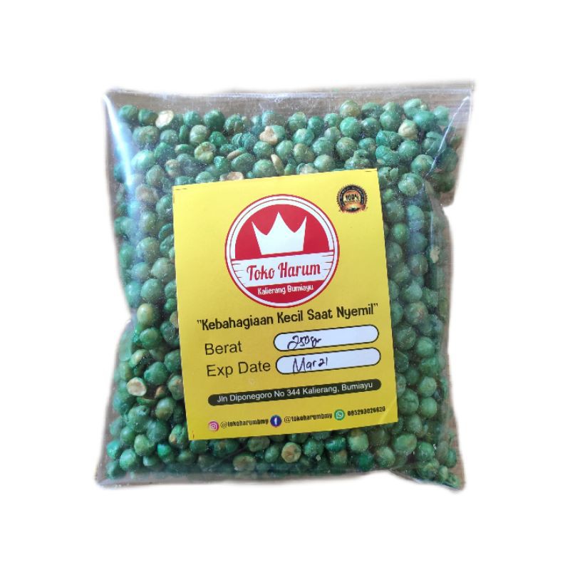 Jual KAPRI HIJAU KACANG POLONG 250 Gram [Harum Snack Official] HARUM ...