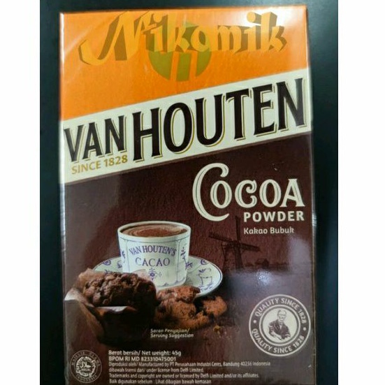 Jual Cocoa Powder Van Houten Cokelat Compound Bubuk 40gr | Shopee Indonesia