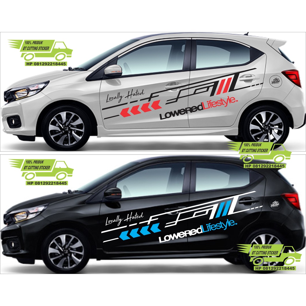 Jual BT sticker brio sticker honda brio sticker car brio sticker honda ...