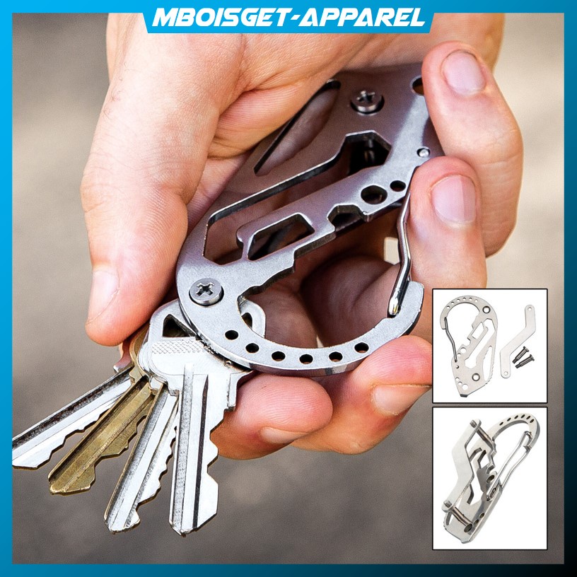 Jual MBOISGET - EDC Outdoor Equipment Multifunction Quickdraw Key ...