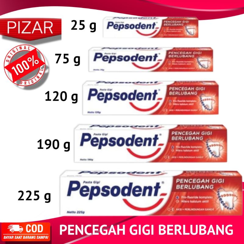 Jual Pepsodent Pasta Gigi ( All varian ukuran) | Shopee Indonesia