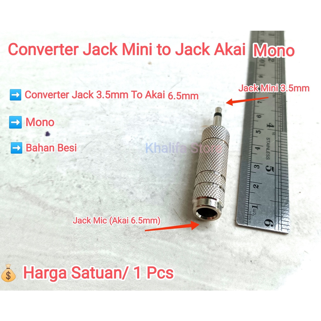 Jual Konverter Converter Socket Jek Jack Colokan Sambungan Splitter ...