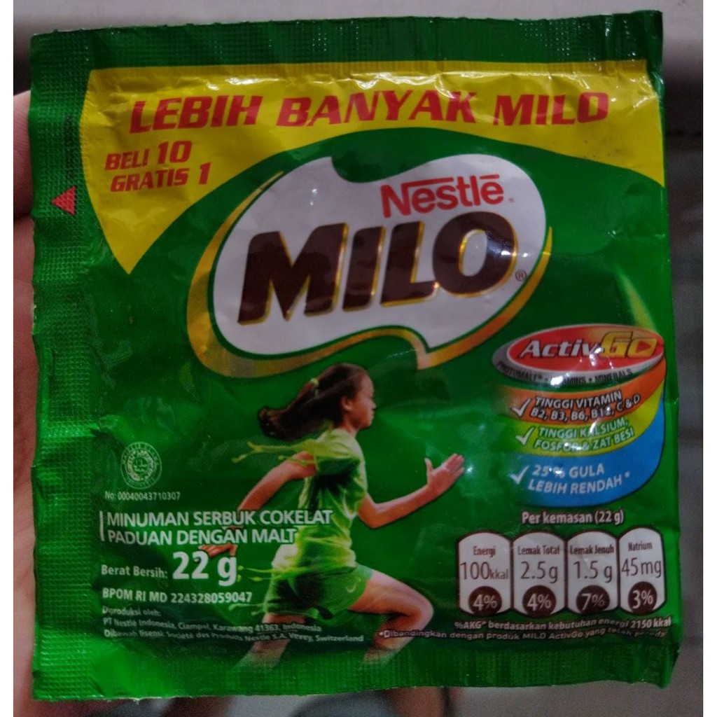 Jual Nestle Milo Activ-Go Sachet 22 gr | Shopee Indonesia