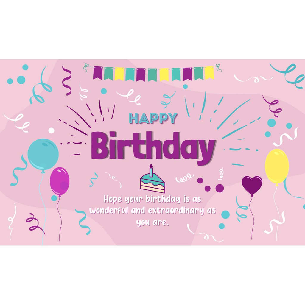 Jual [25 pcs] Kartu ucapan ultah - Birthday card - kartu ucapan bisa ...