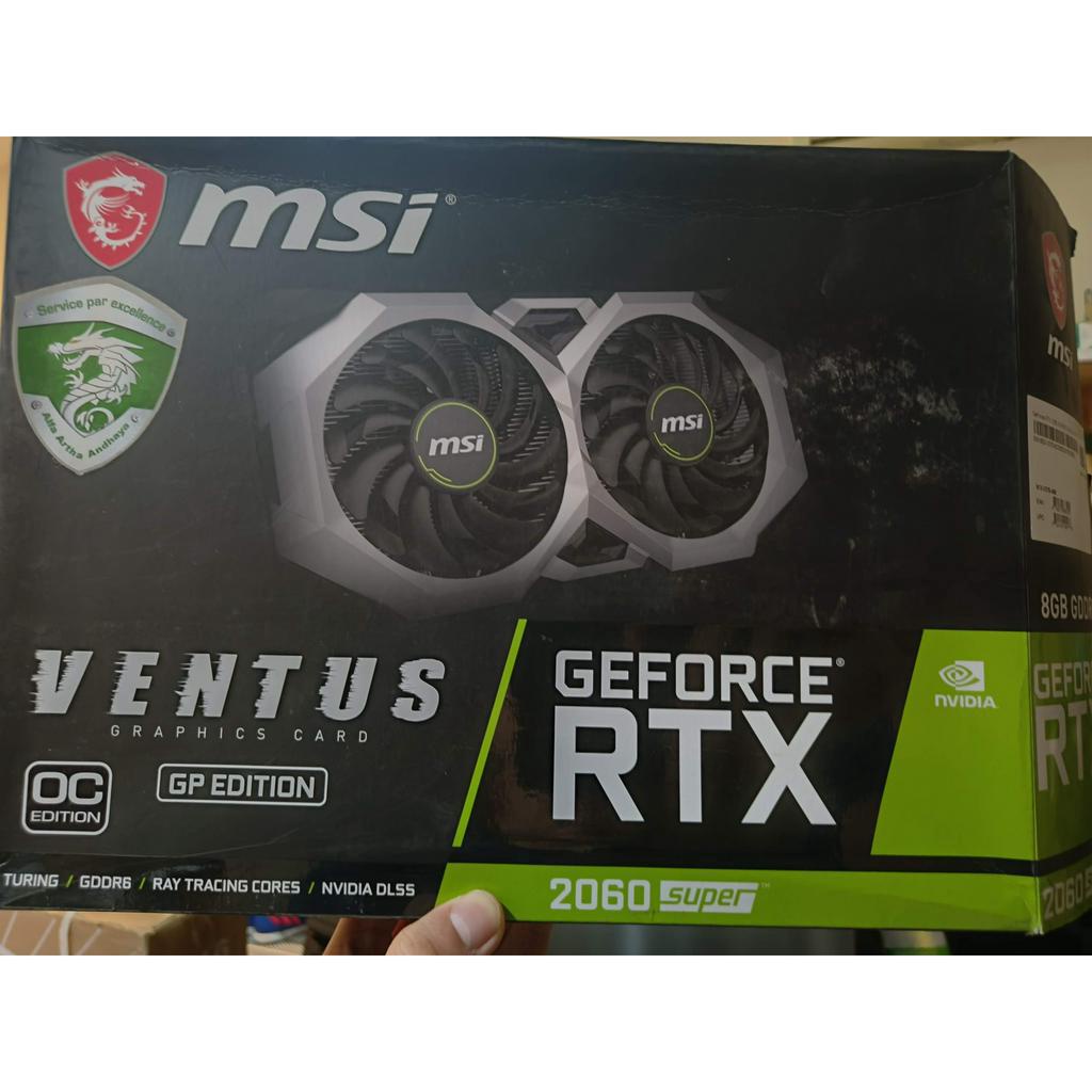 Jual MSI Ventus 2x OC RTX 2060 Super 8GB DDR6 Nvidia Geforce 2060s GPU ...
