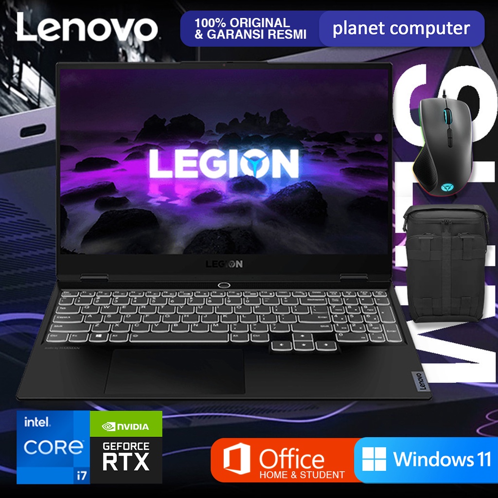 Jual LENOVO LEGION S7 16" WQXGA 165HZ i7-12700H 16GB 1TBSSD RTX3060 W11 ...