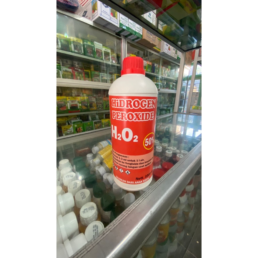 Jual HIDROGEN PEROXIDE H2O2 50% isi 1liter | Shopee Indonesia